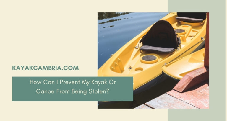 Kayaking 101: How To Lock Up Your Kayak - Kayak Cambria