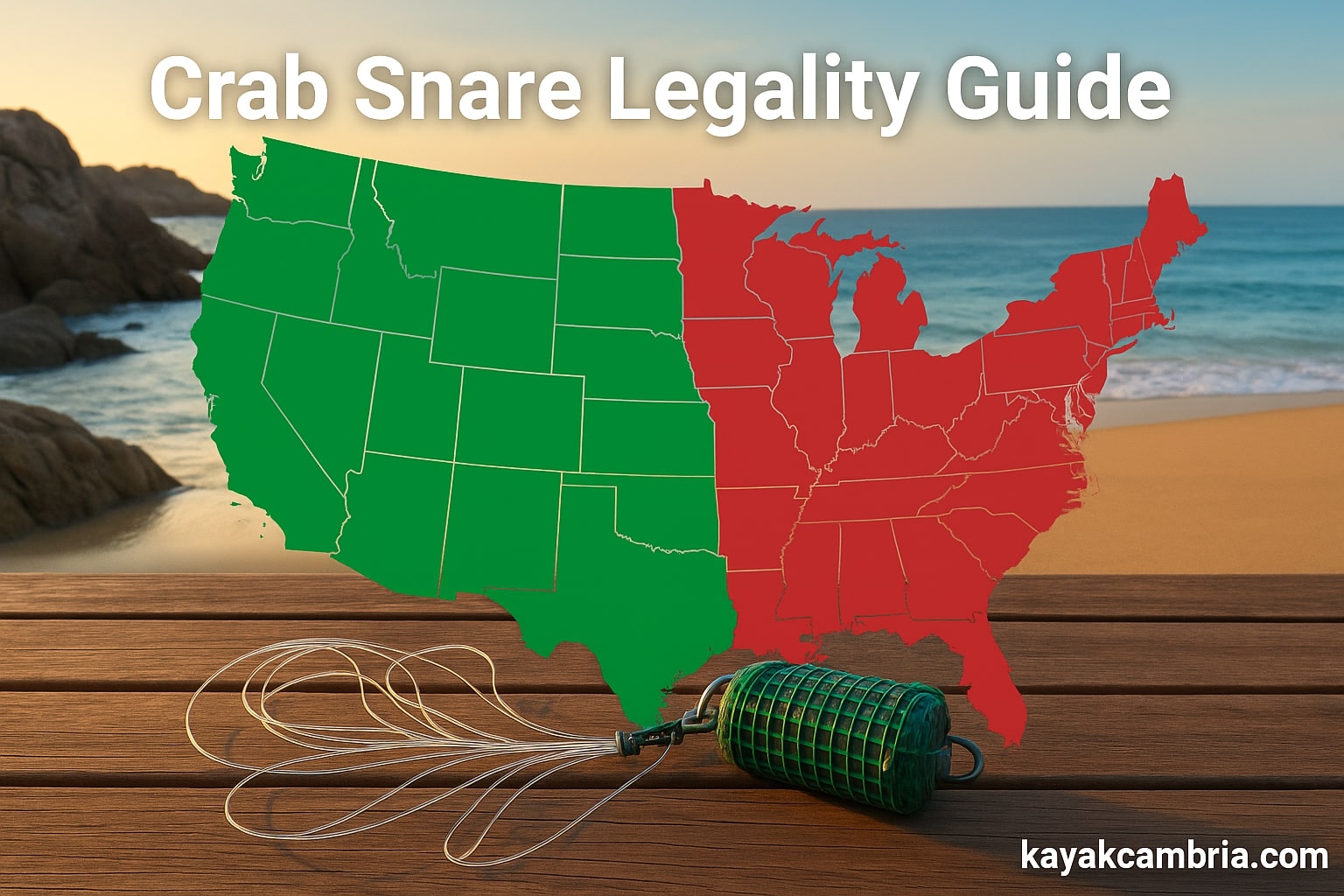 Where Are Crab Snares Legal? Complete State-by-State Guide | 2025