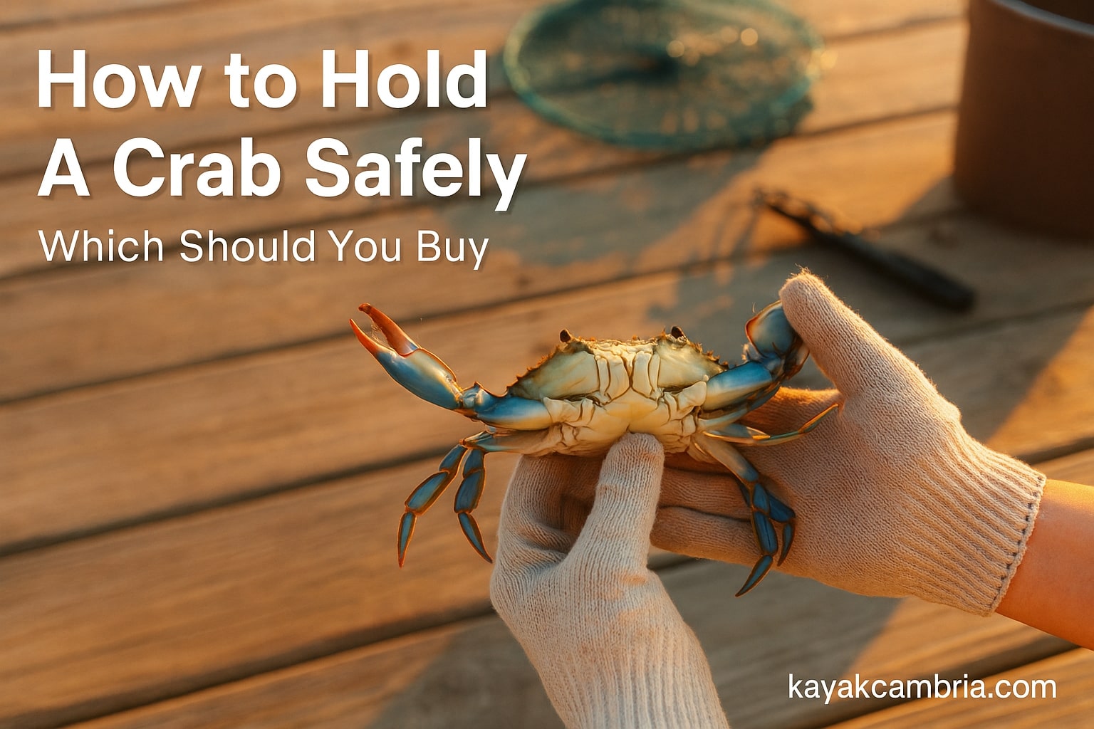How to Hold A Crab Without Getting Pinched | 4 Safe Methods | 2026