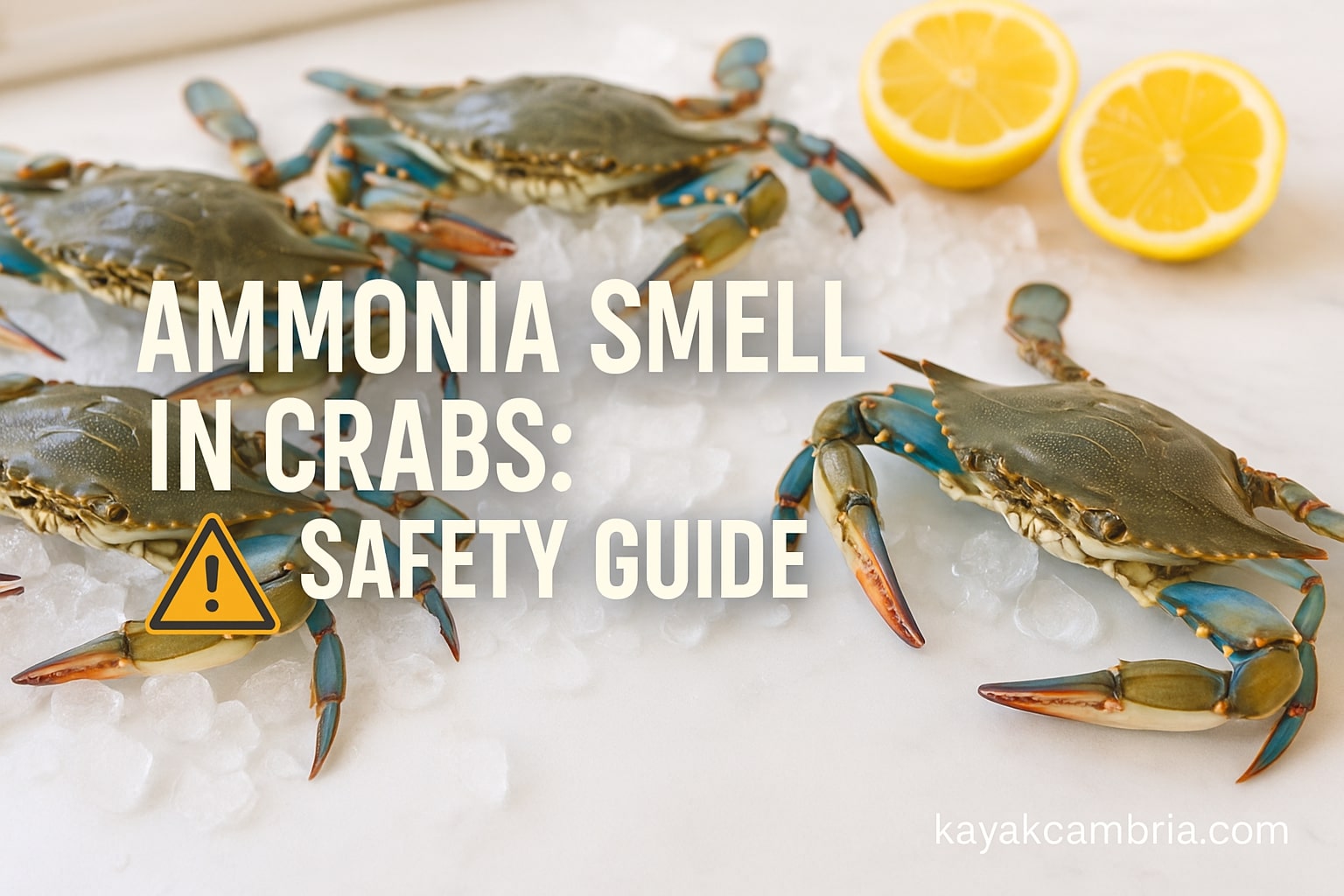 Crabs Smell Like Ammonia: What to Do & Safety Guide 2026