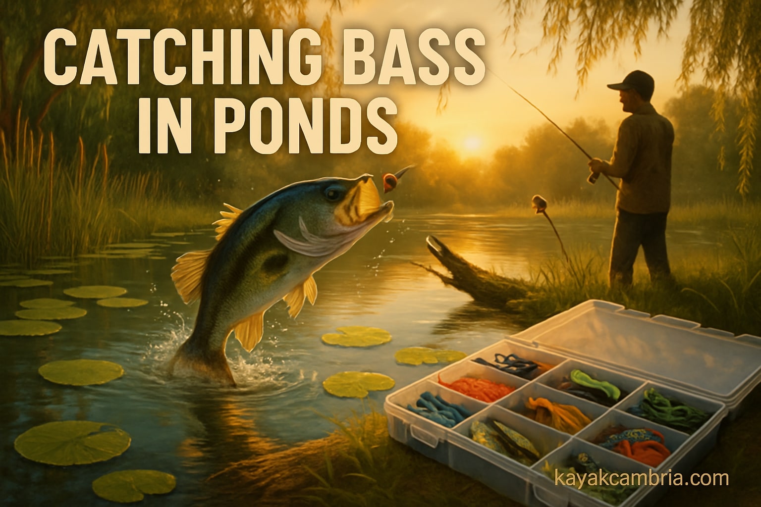Catching Bass In Ponds: Ultimate Guide + Seasonal Lures 2025