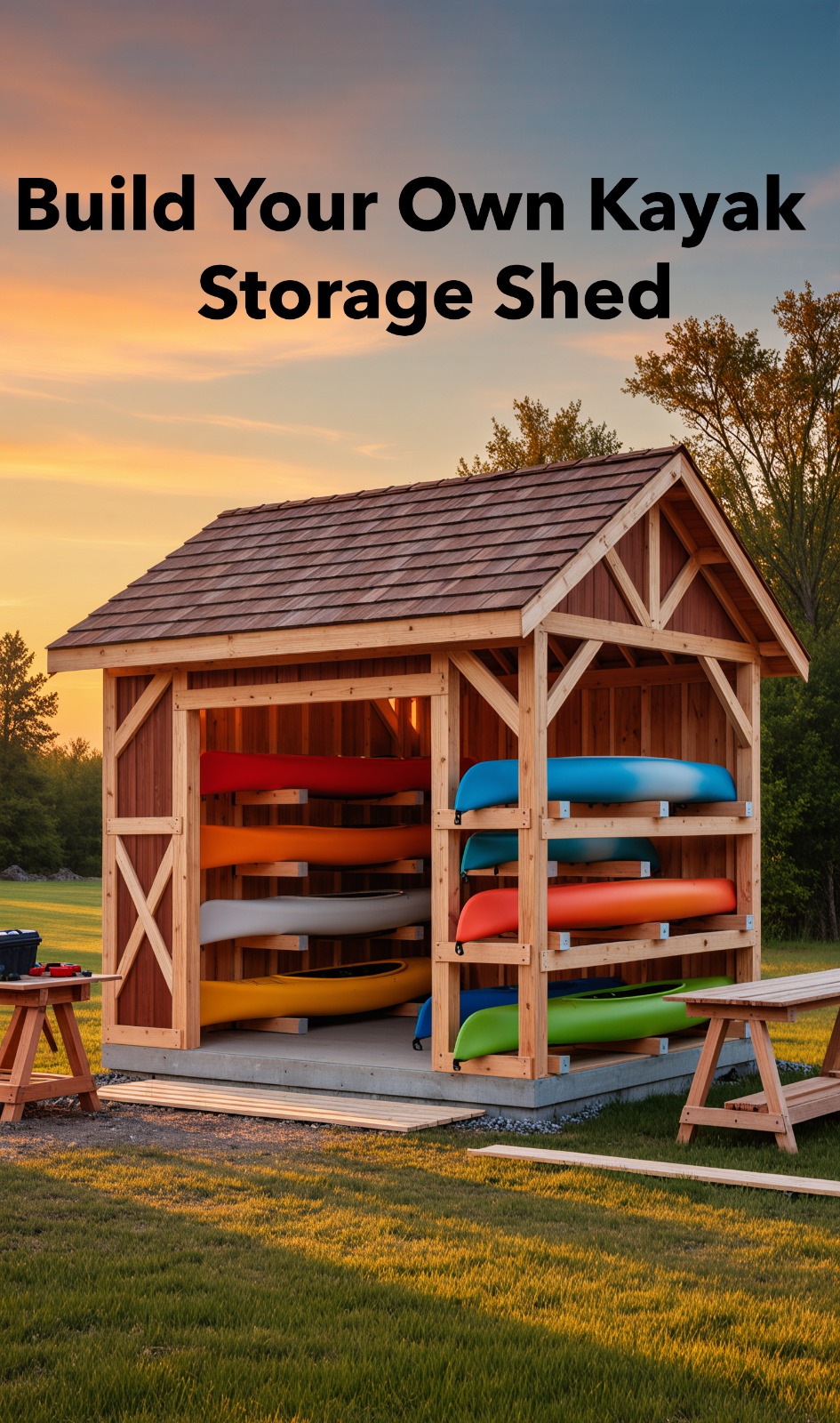 How To Build A Kayak Storage Shed | Step-by-Step DIY Guide | 2025